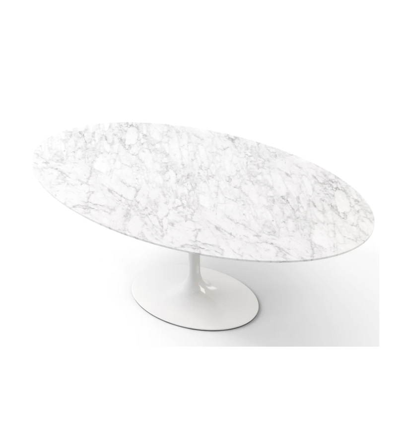 Oval Marble Dining Table Choice of Size | Onske